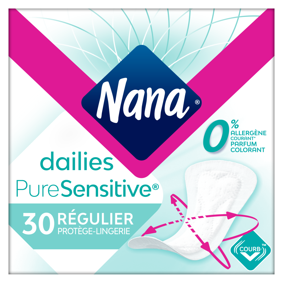 Protège-lingeries Nana PureSensitive™ pour flux légers